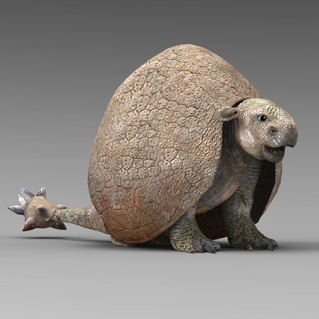 Doedicurus Prehistoric 3d Obj