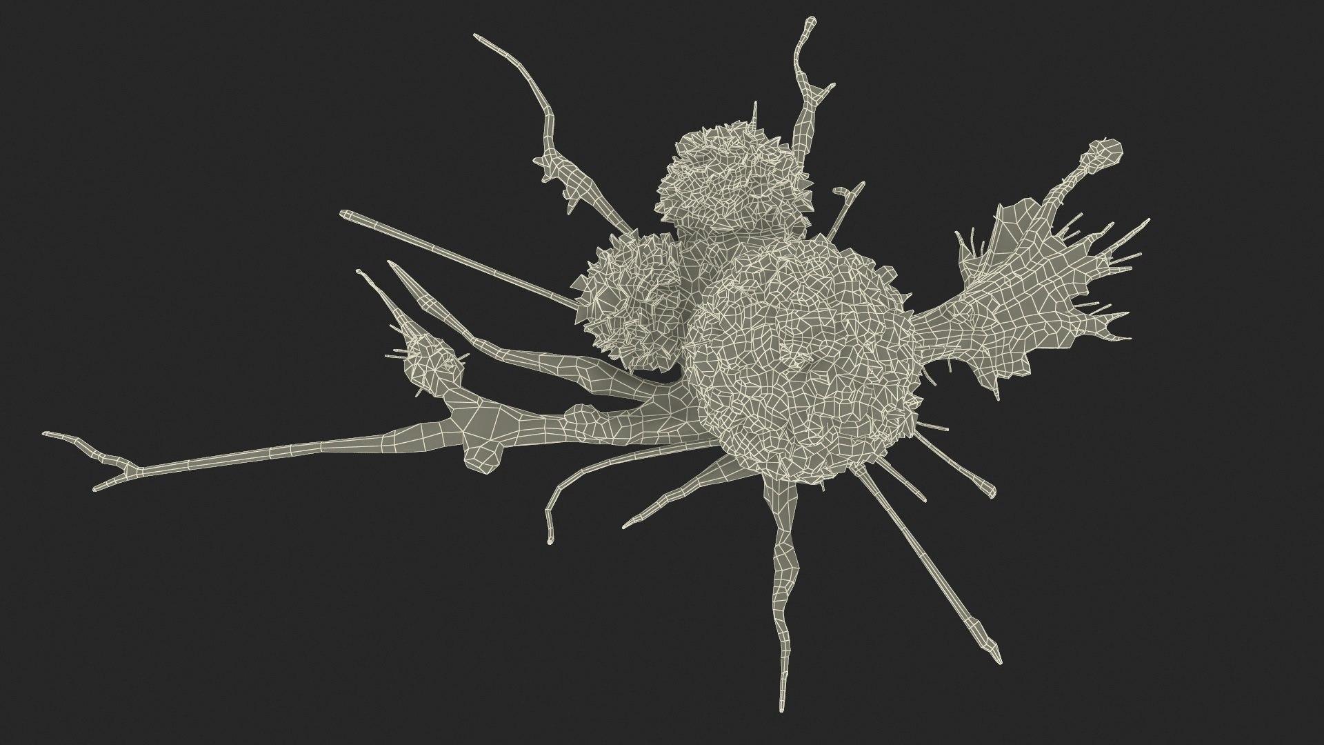 3D Model Human Cancer Cell With 2 Lymphocyte - TurboSquid 2220676