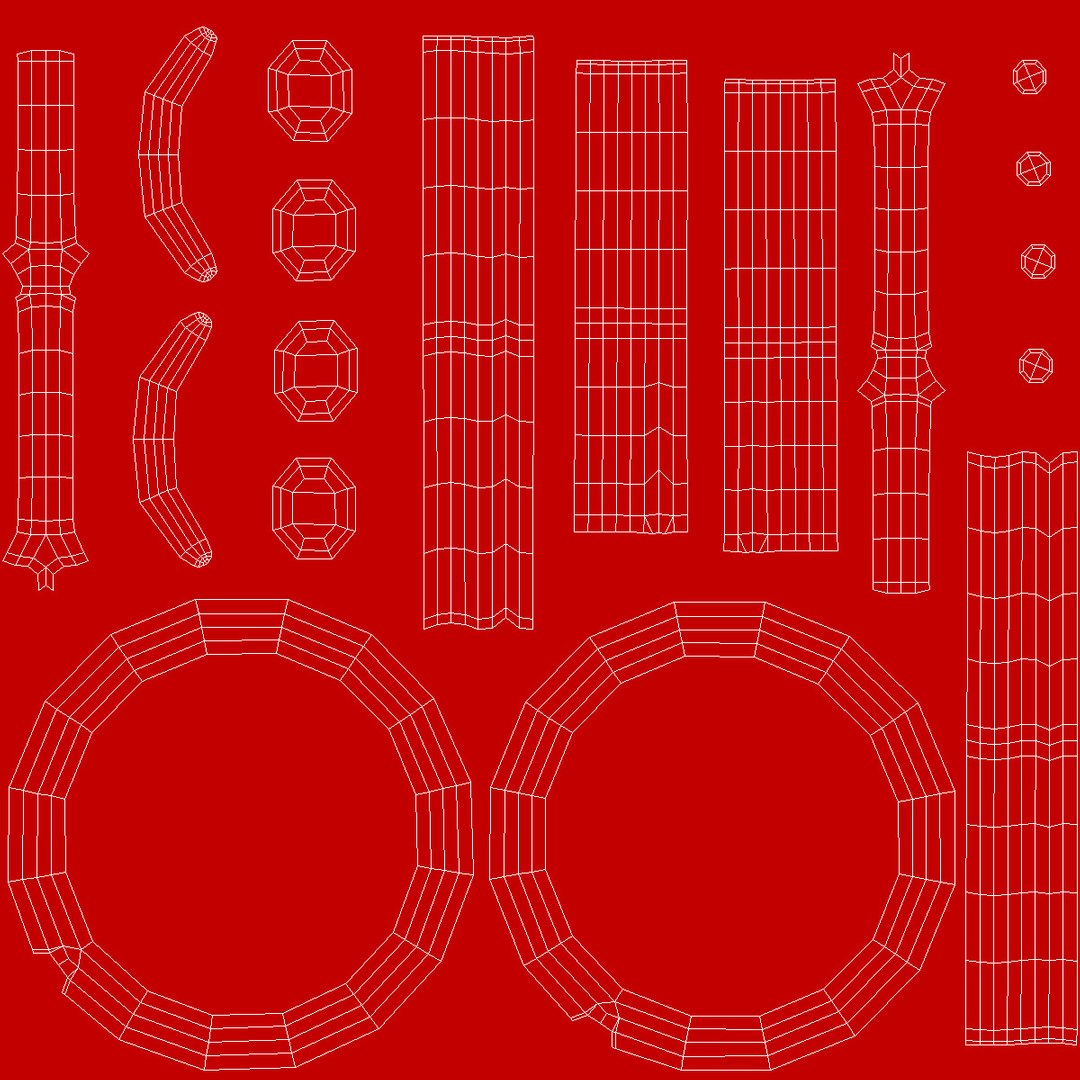 3D Model Cartoon Stickman Figure Red - TurboSquid 2076126