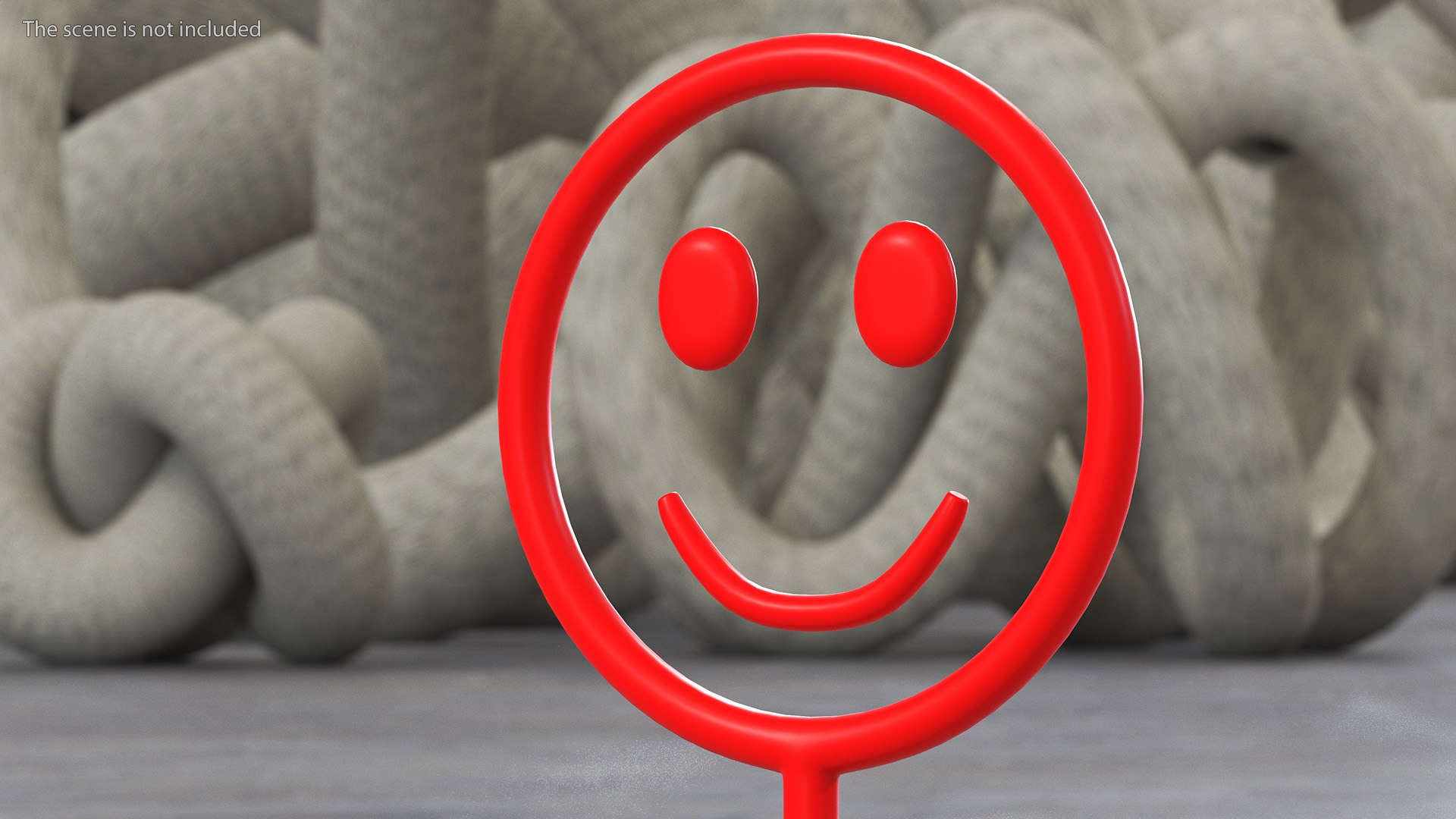 3D Model Cartoon Stickman Figure Red - TurboSquid 2076126