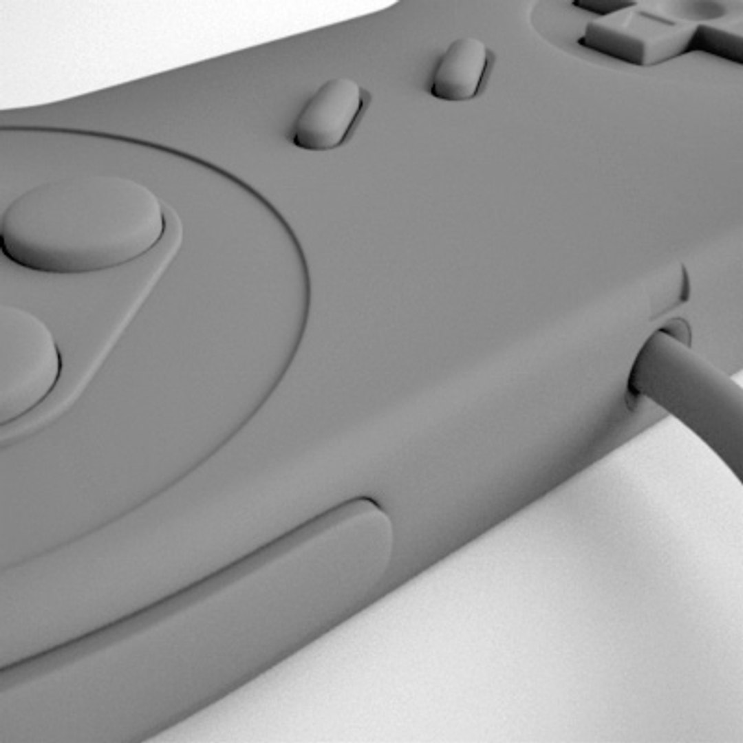 Super Controller Snes 3d Model