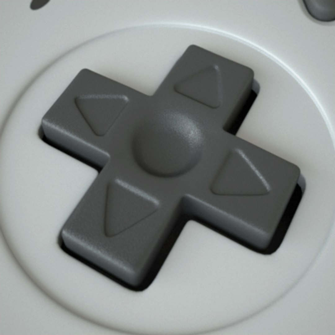 Super Controller Snes 3d Model