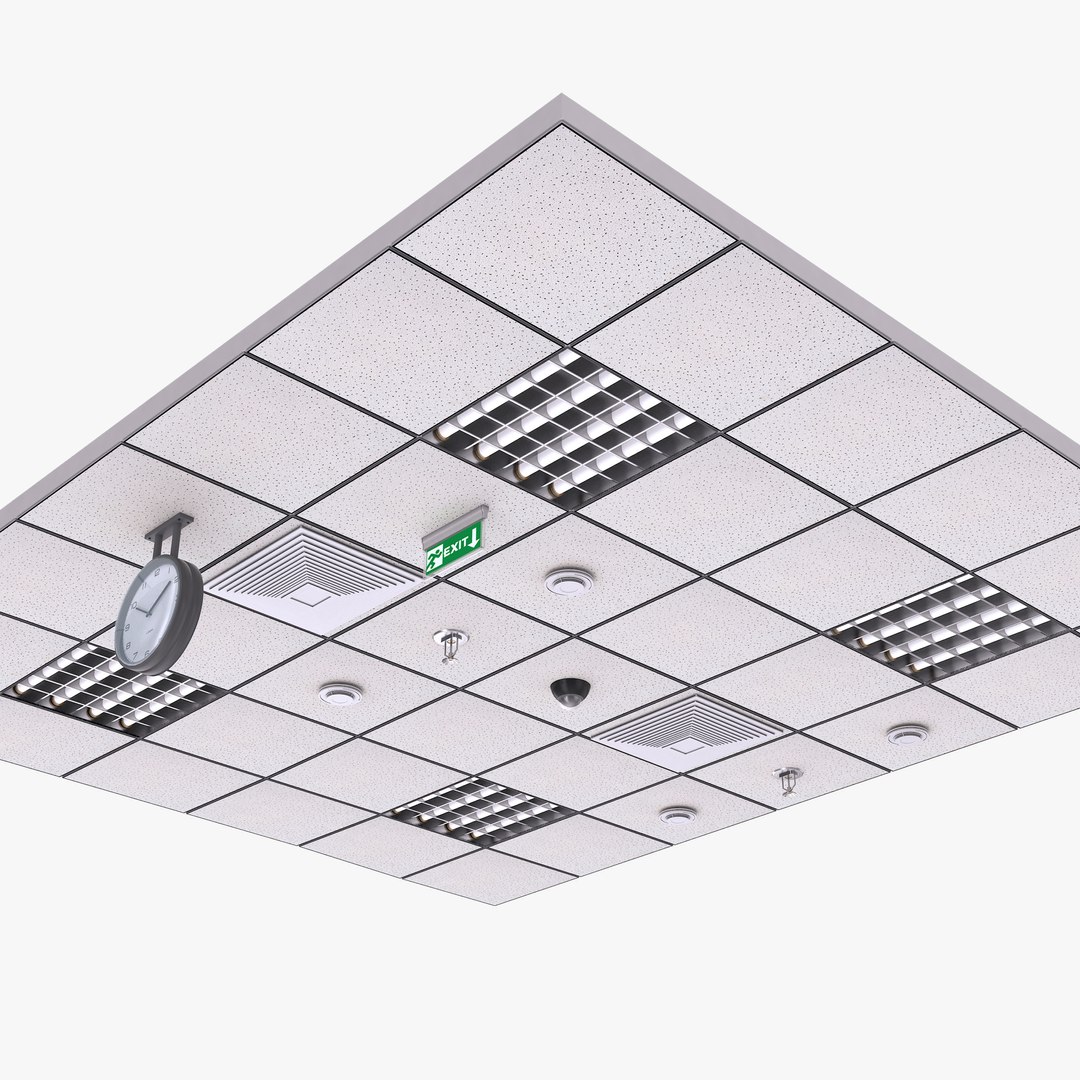 3D Ceiling system Armstrong model - TurboSquid 1918107