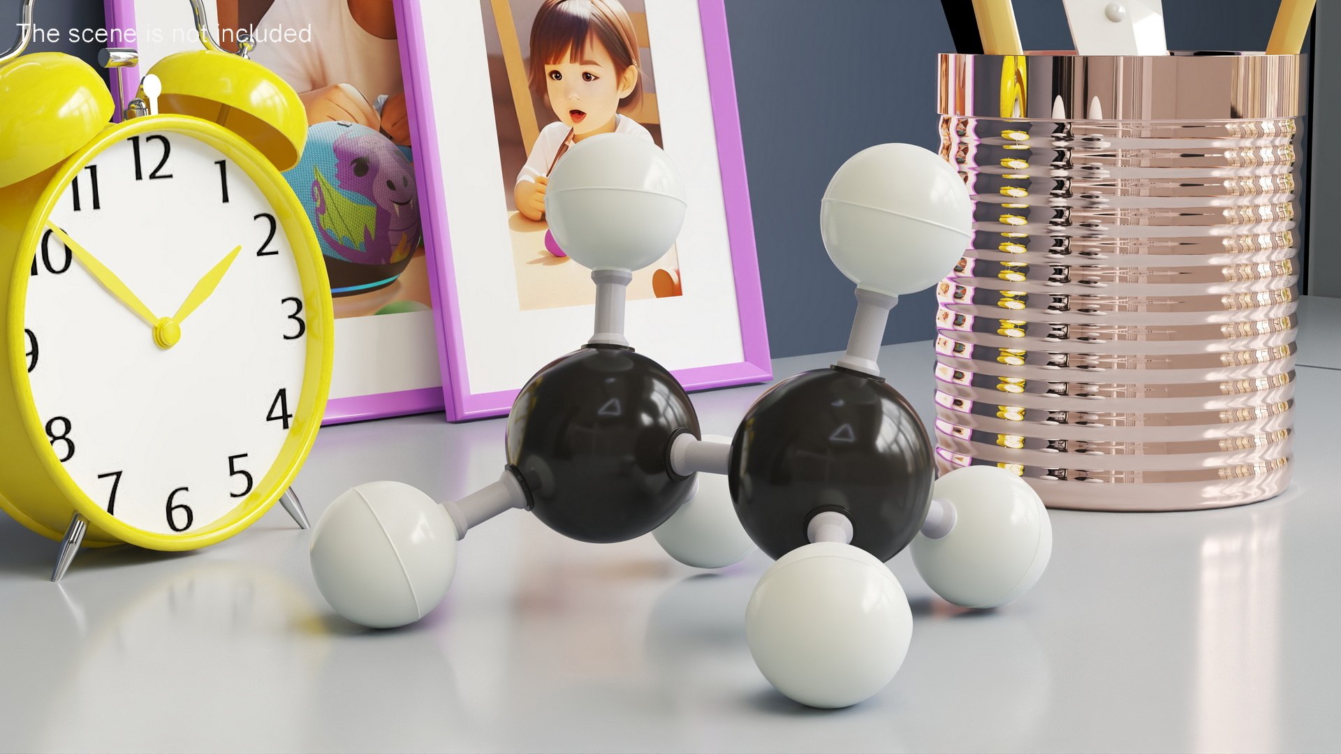 Ethane Molecule Structure Model - TurboSquid 2390541