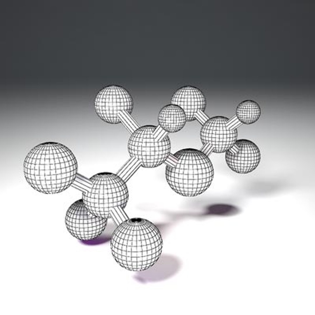 3ds Isoflurane Molecule Structure