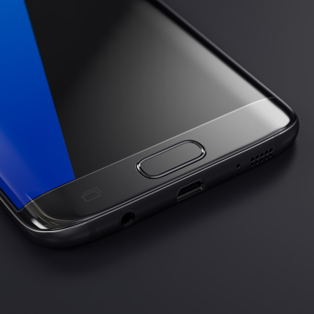 3d Flagship Samsung Galaxy S7 Model