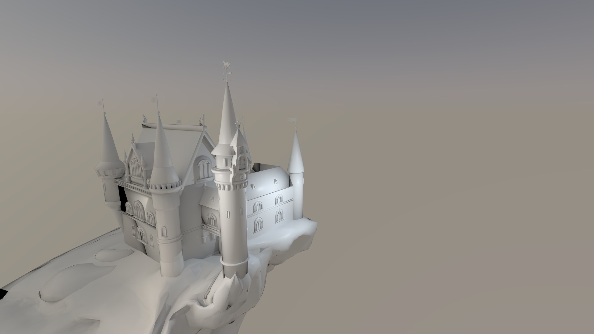 Castle 3d Blend