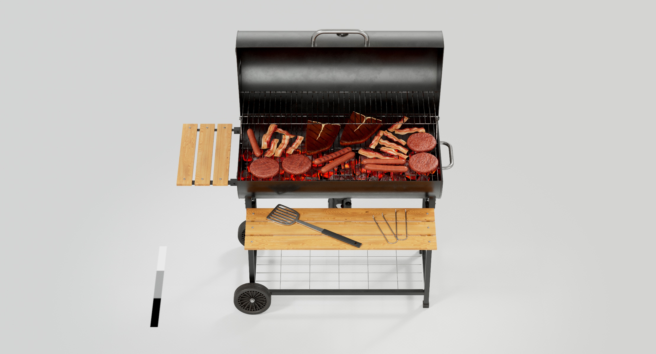 Grill barbecue bbq 3D model - TurboSquid 1592049