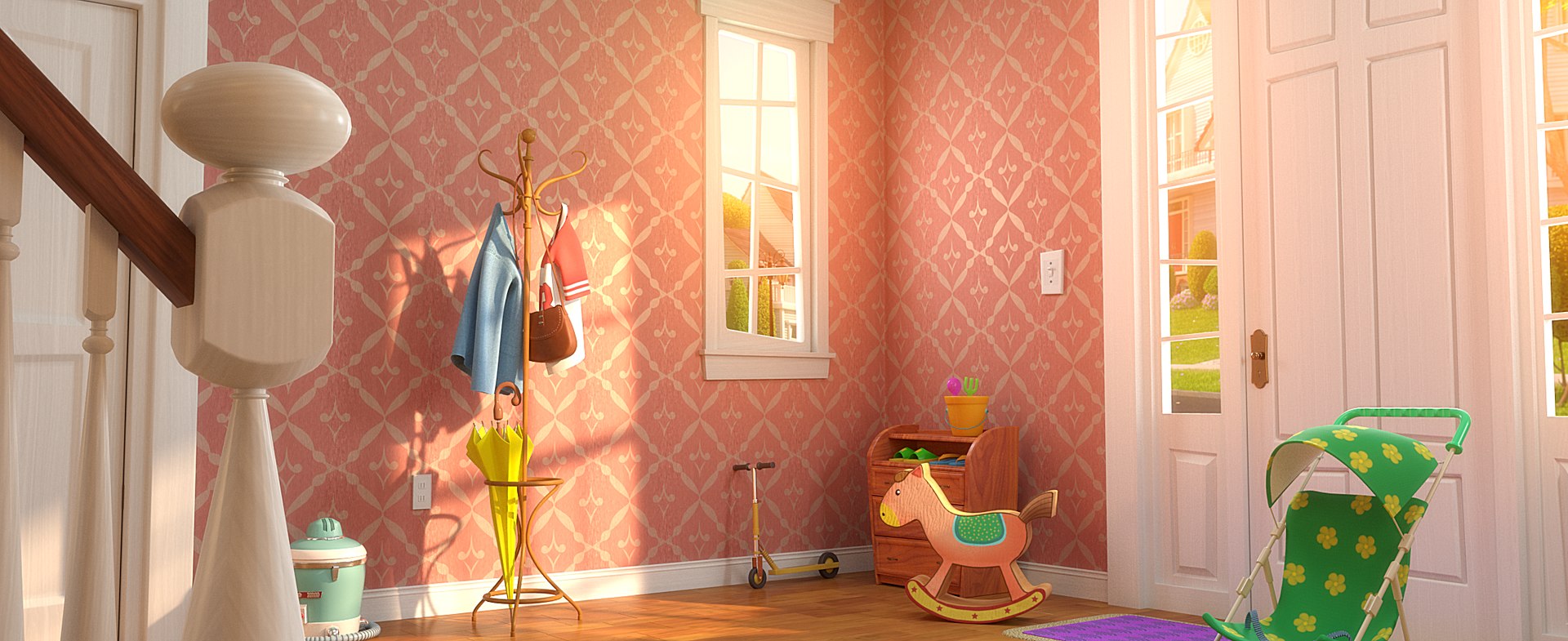 Cartoon Hall Living Room V2 3D - TurboSquid 1826393