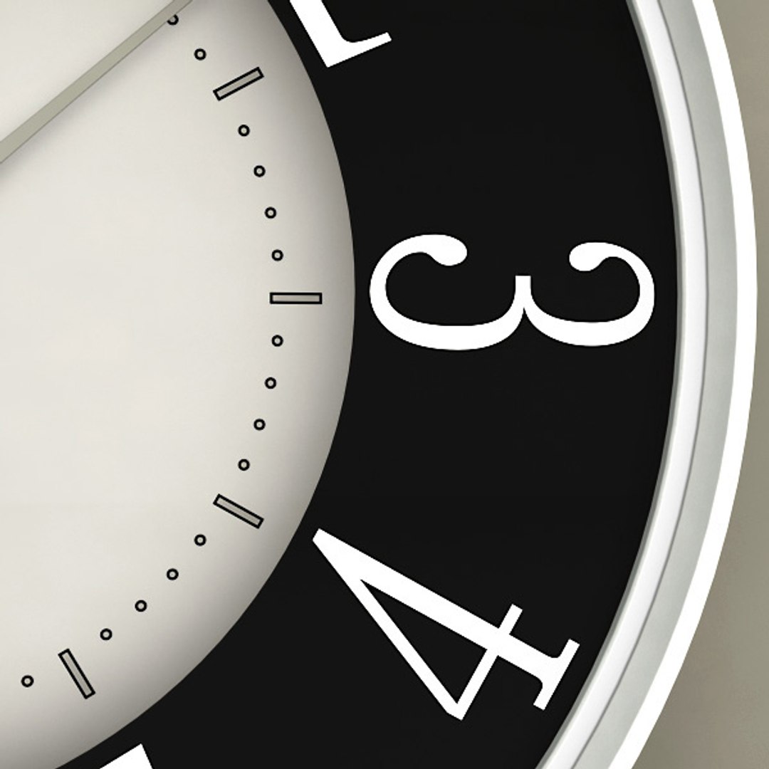 3d Model Analog Wall Clock