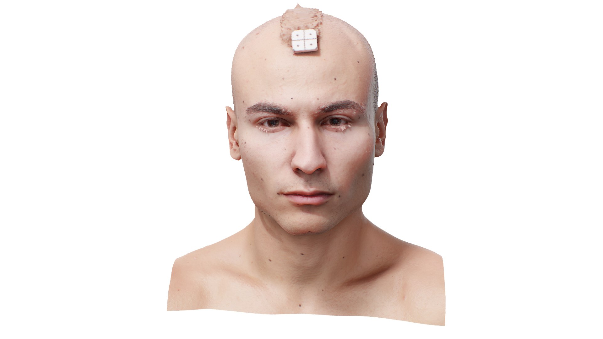 Raw 3D Head Scan Dylan Parker 3D model - TurboSquid 1814052