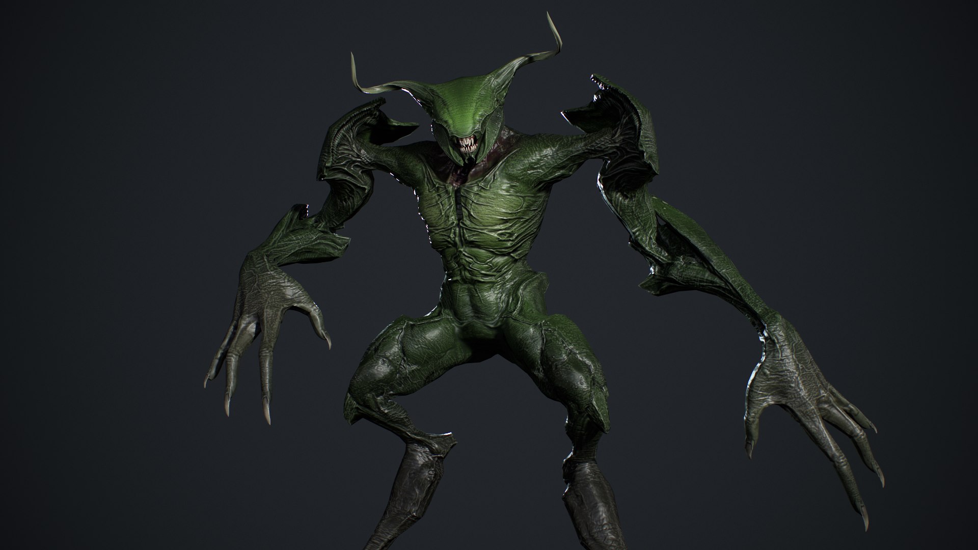 3D Faceless Demon 3 - TurboSquid 2109485