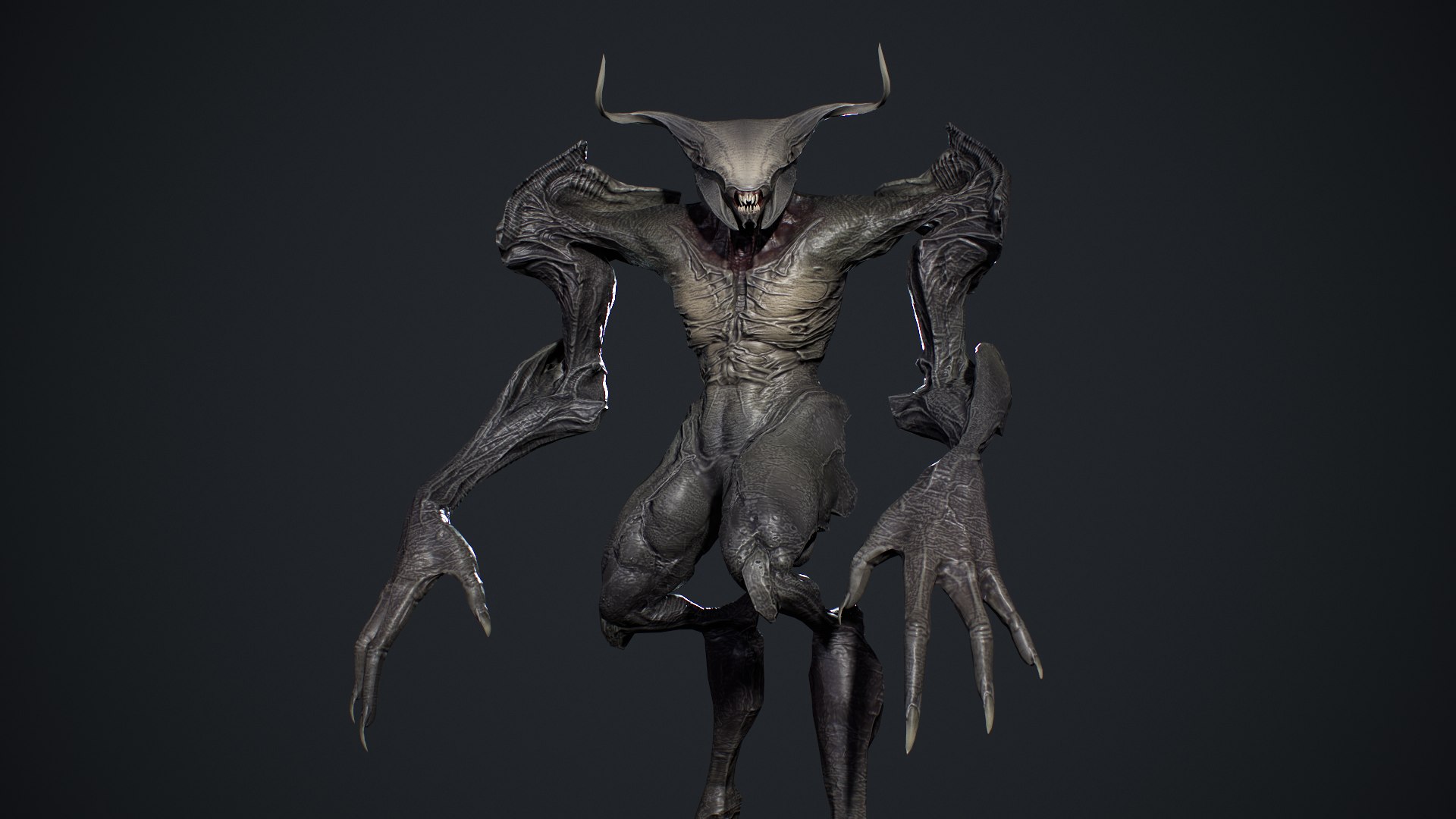 3D Faceless Demon 3 - TurboSquid 2109485