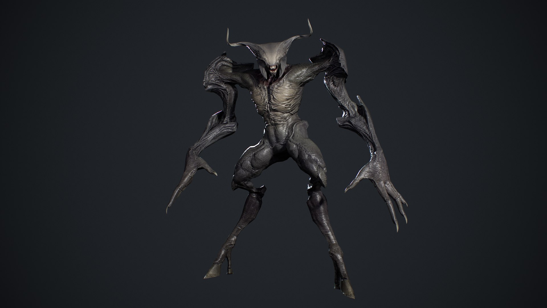 3D Faceless Demon 3 - TurboSquid 2109485