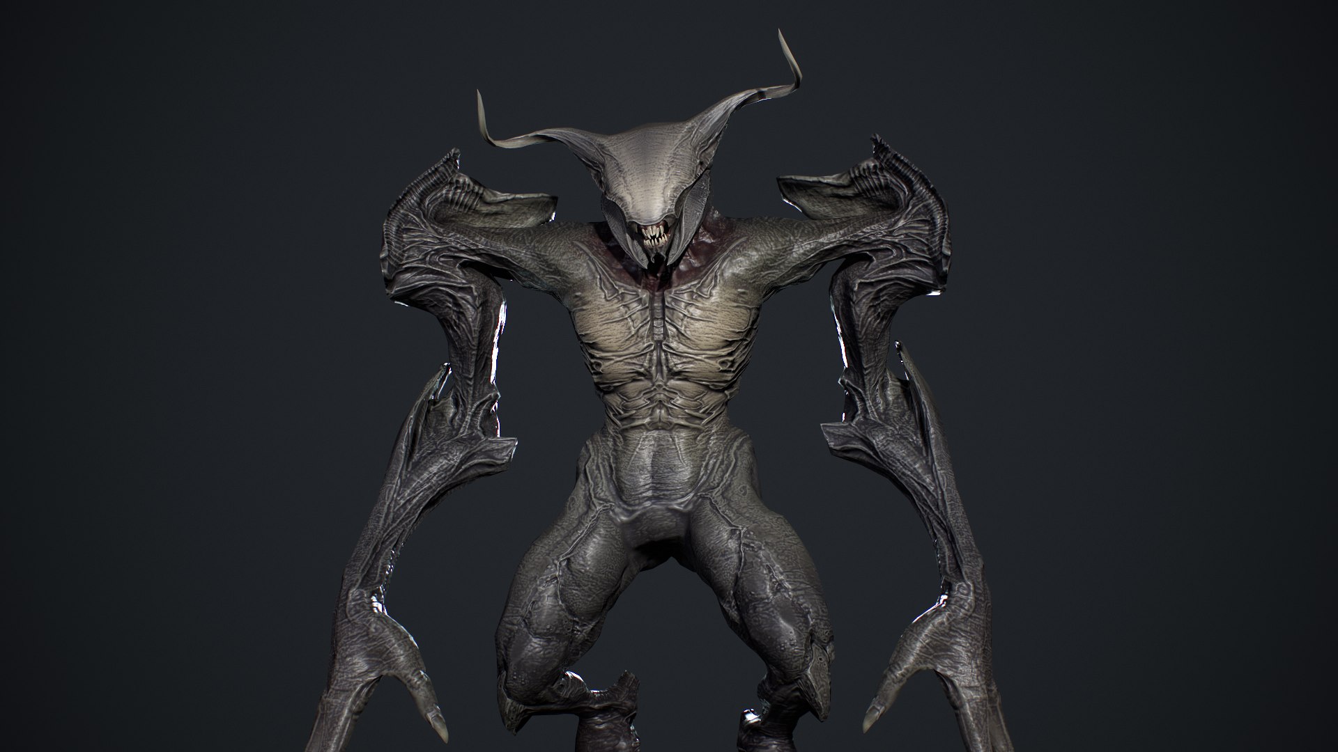 3D Faceless Demon 3 - TurboSquid 2109485