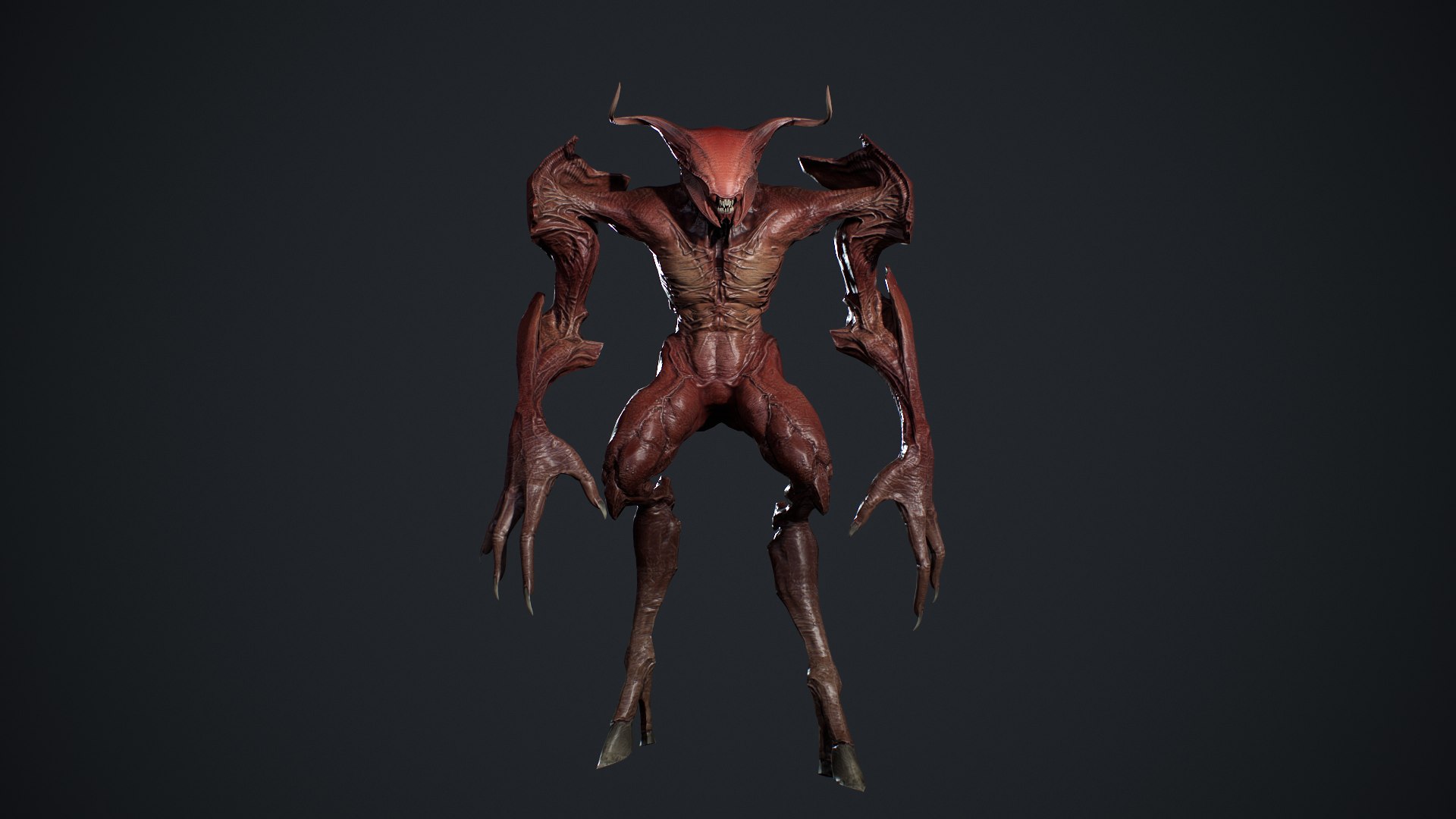 3D Faceless Demon 3 - TurboSquid 2109485
