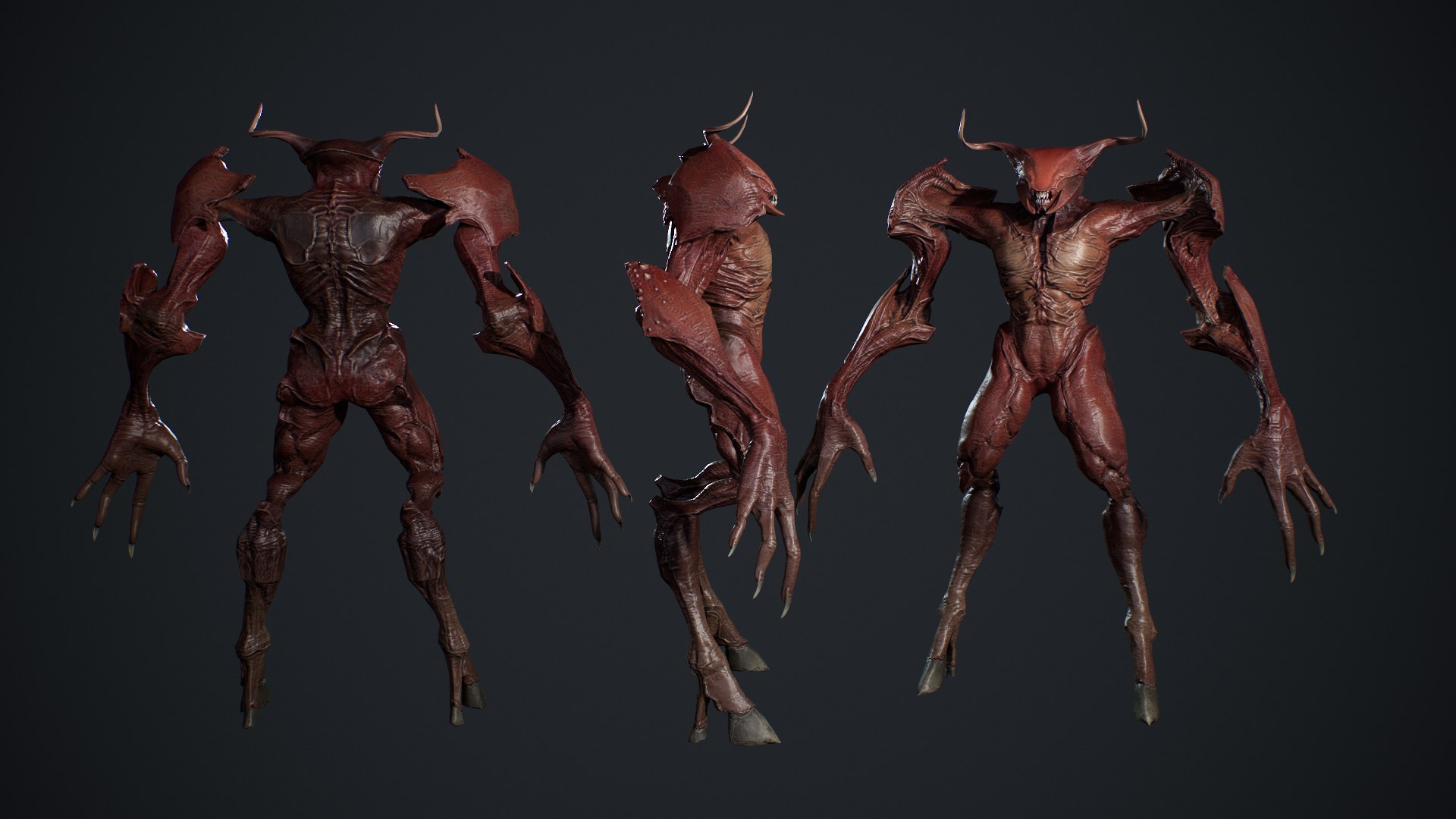 3D Faceless Demon 3 - TurboSquid 2109485