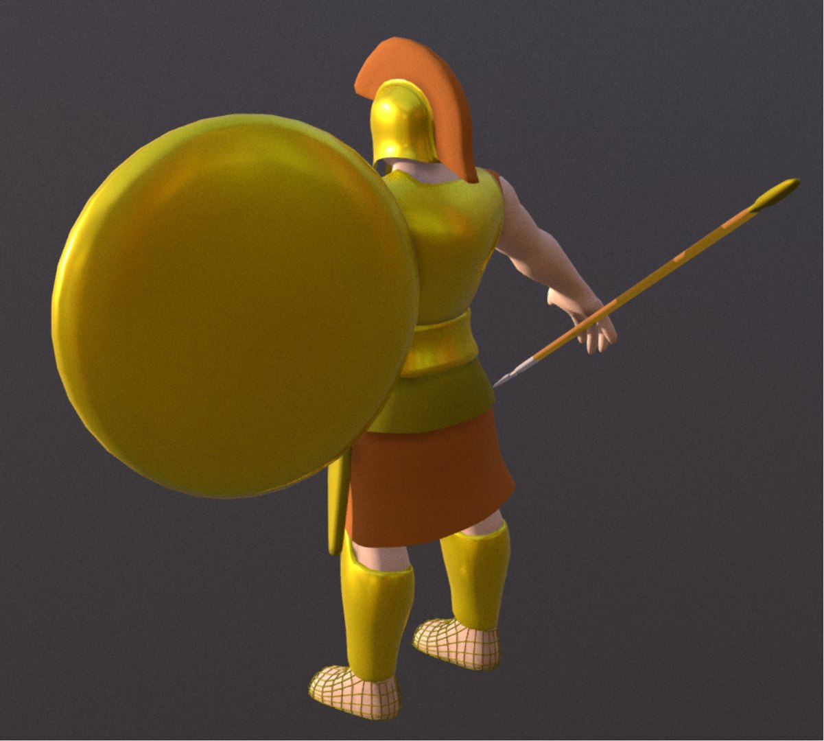 Free Spartan Model - TurboSquid 1297314