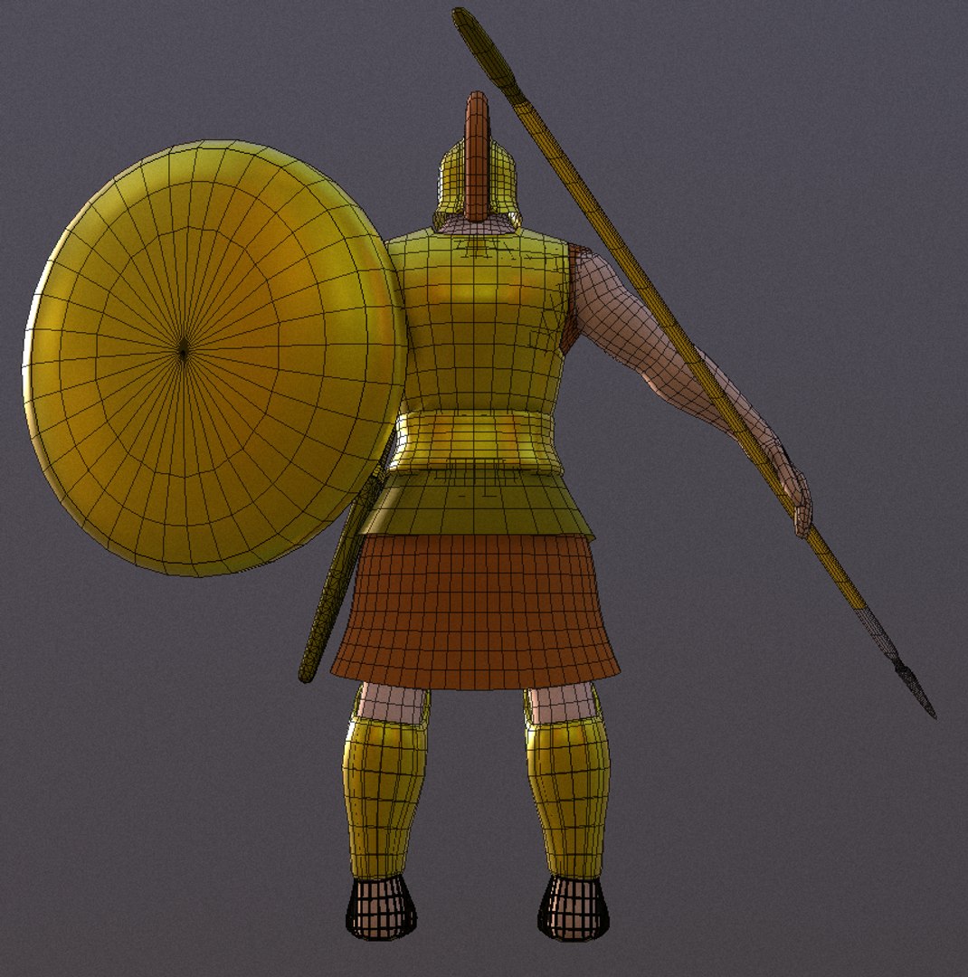 Free Spartan Model - TurboSquid 1297314