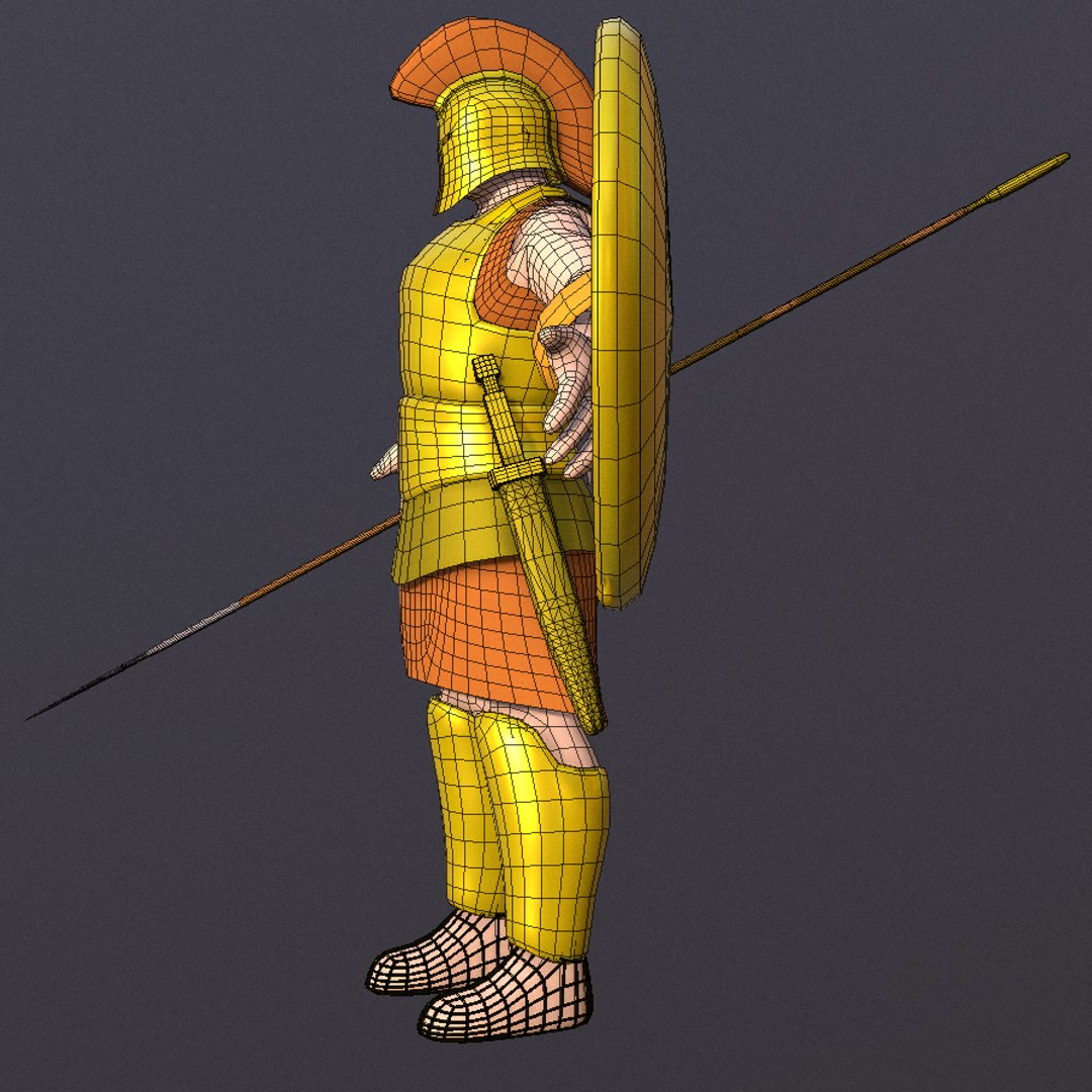 Free Spartan Model - TurboSquid 1297314