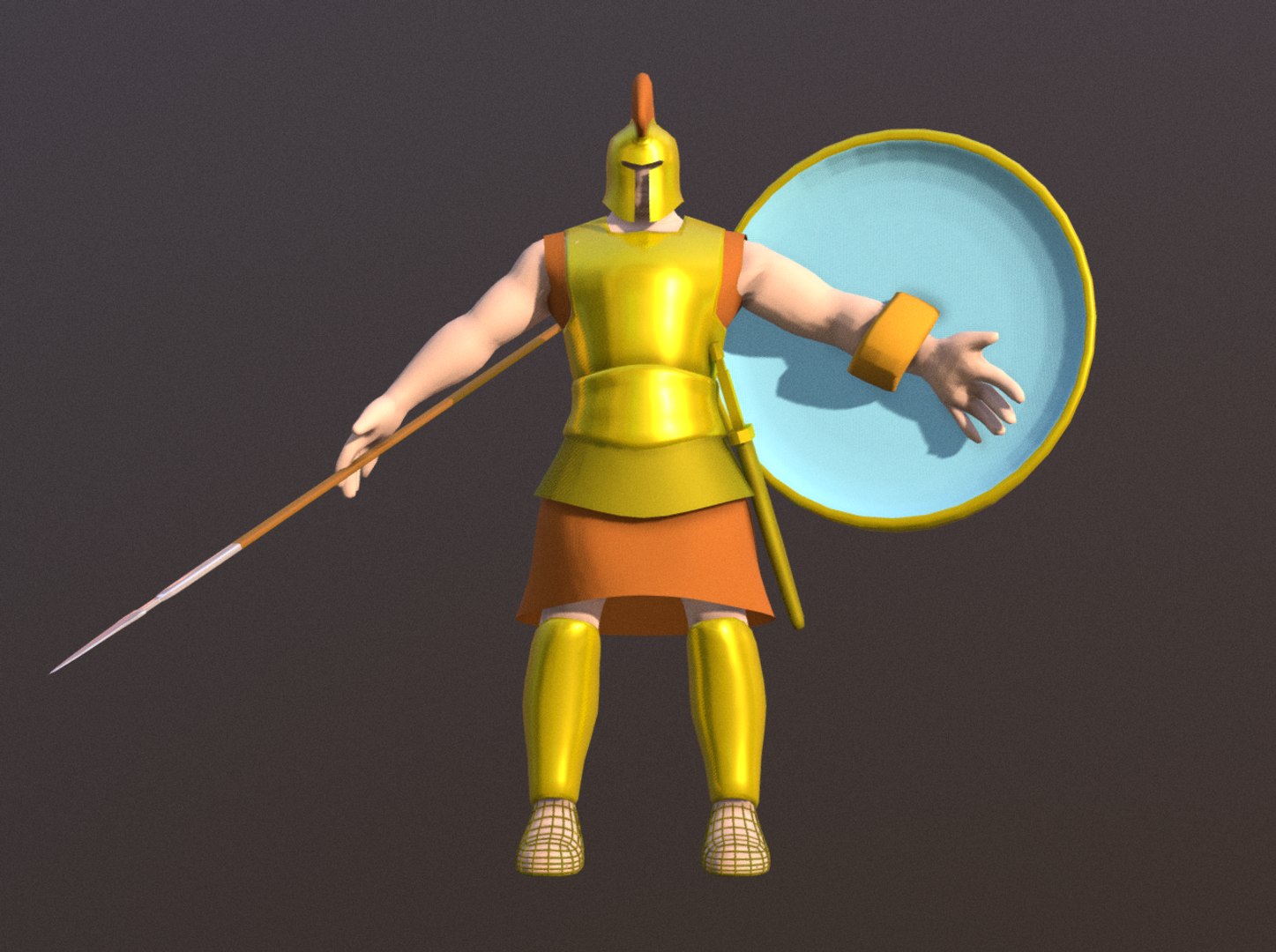 Free Spartan Model - TurboSquid 1297314