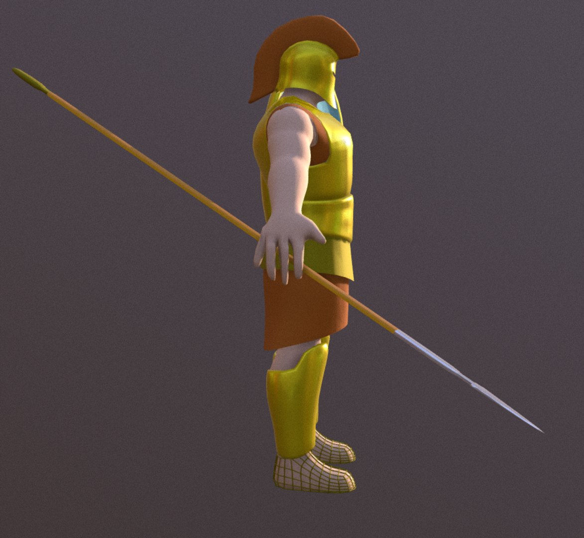 Free Spartan Model - TurboSquid 1297314
