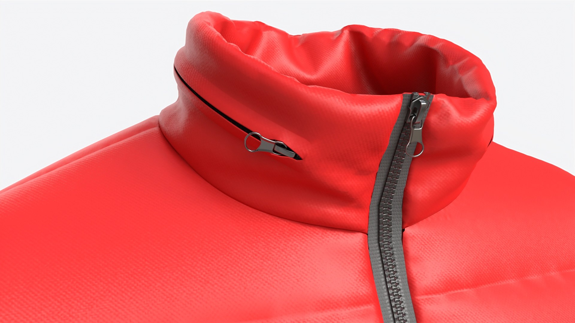 Quilted Jacket For Men Mockup Red Model - TurboSquid 2073854