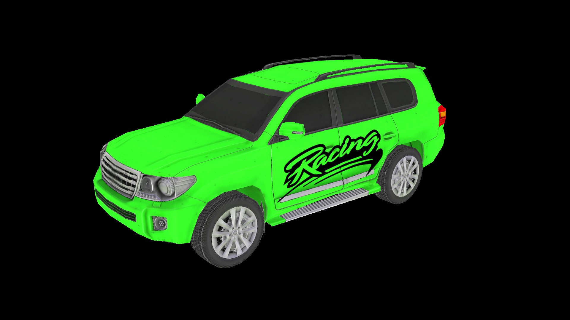 3D Prado Vehicle Low Poly Model With Texture - TurboSquid 2220343