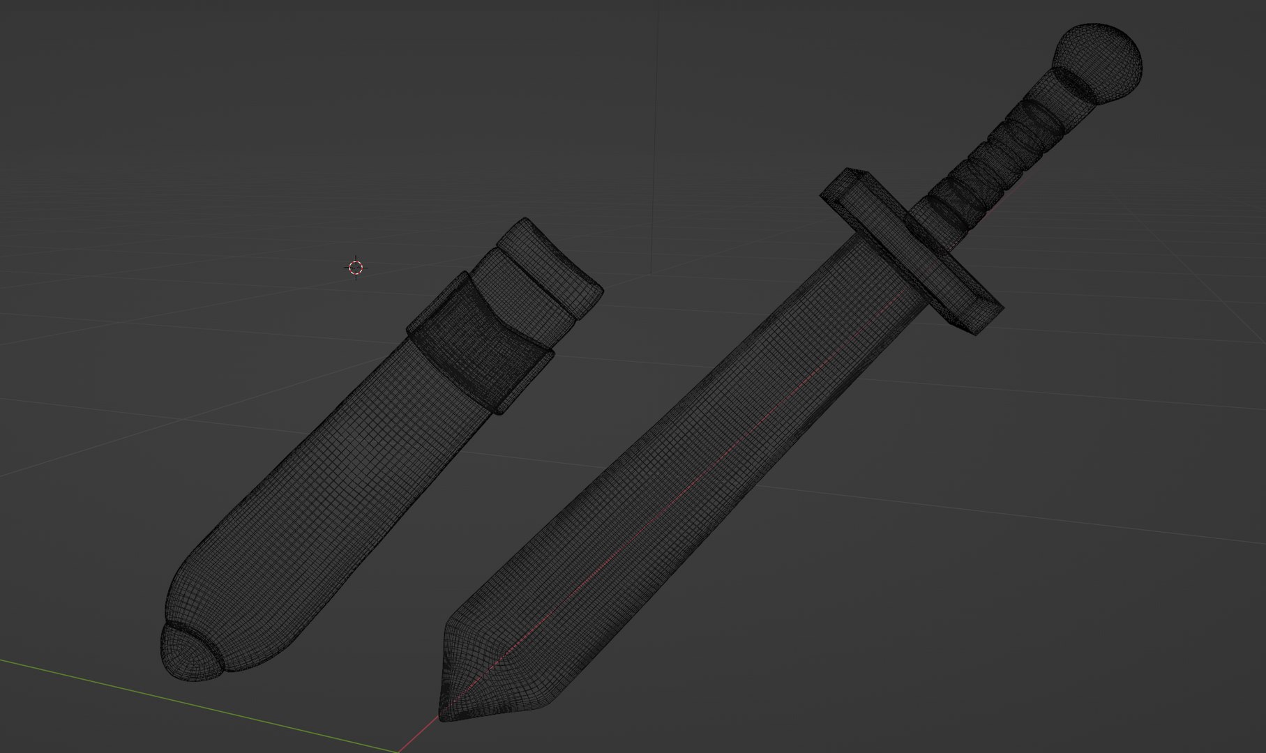 Sword And Sheath 3D Model - TurboSquid 2136460