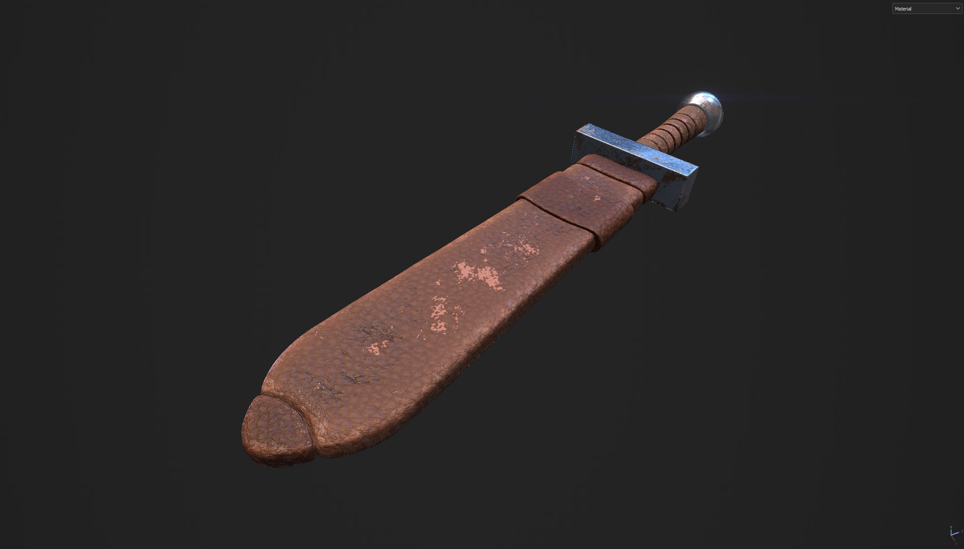Sword And Sheath 3D Model - TurboSquid 2136460