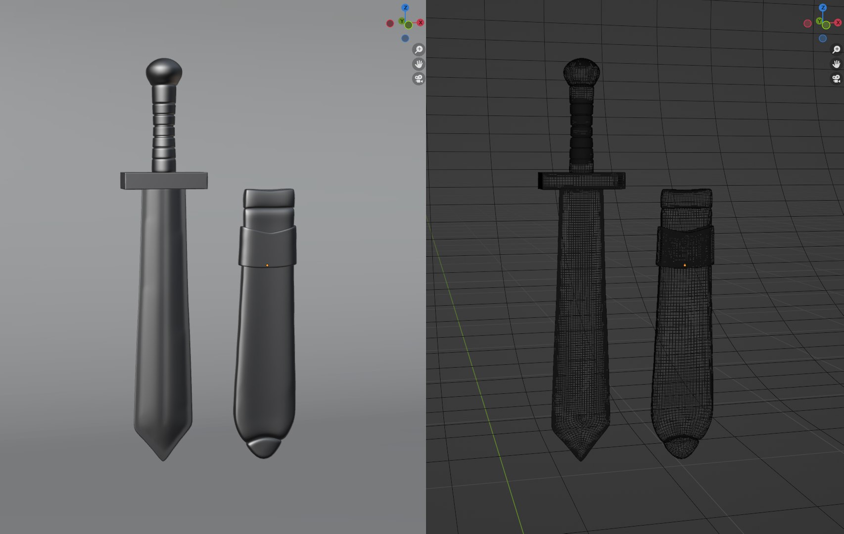 Sword And Sheath 3D Model - TurboSquid 2136460
