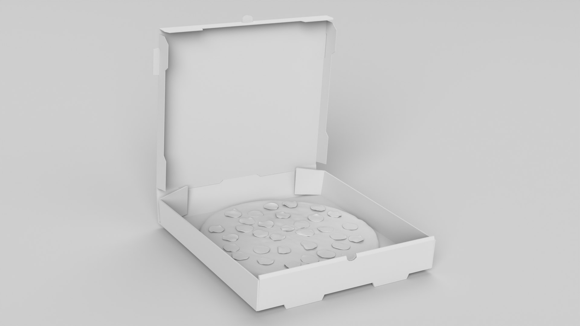 3D Model Pizza In Box - TurboSquid 2119367