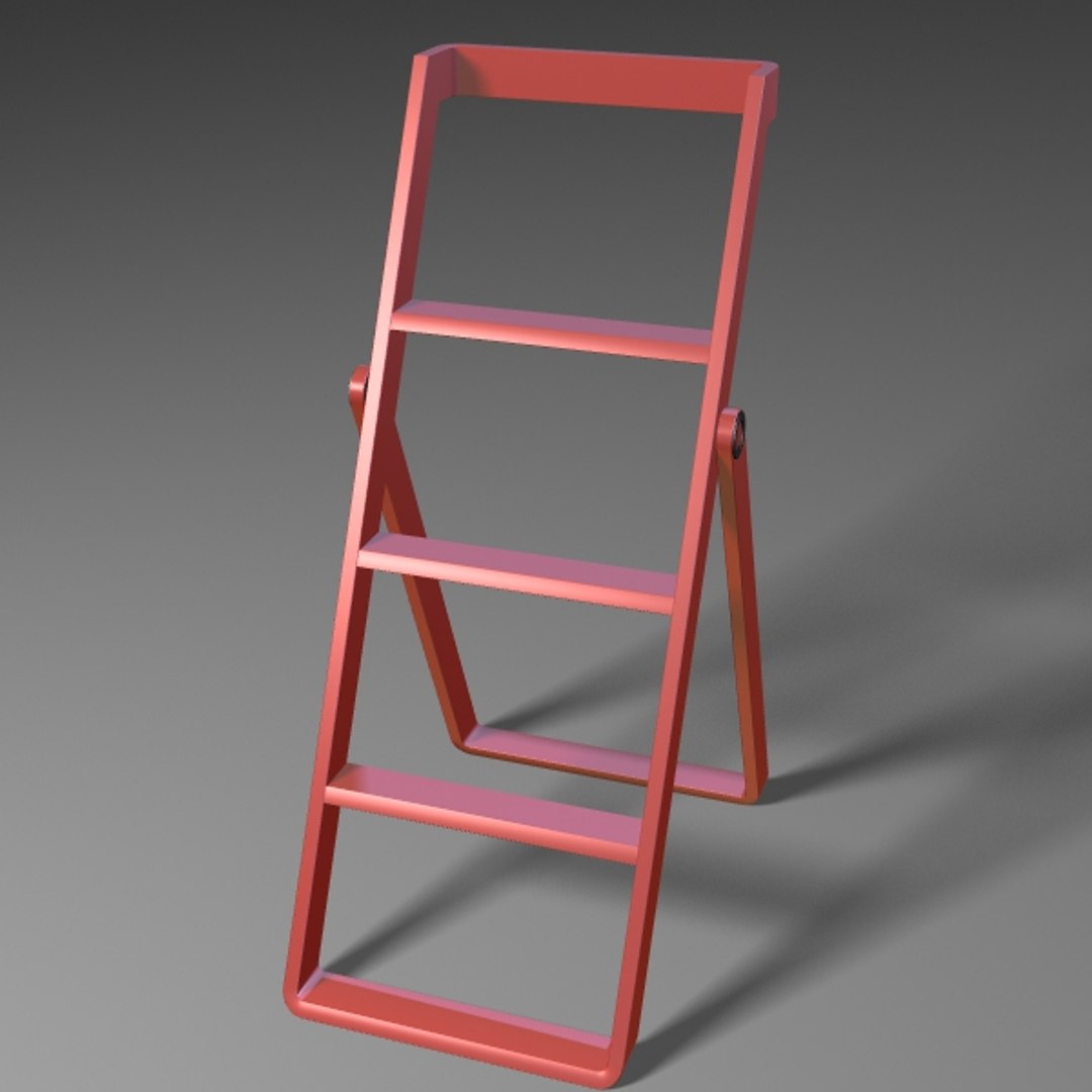 3d Model Stepladder Step Ladder