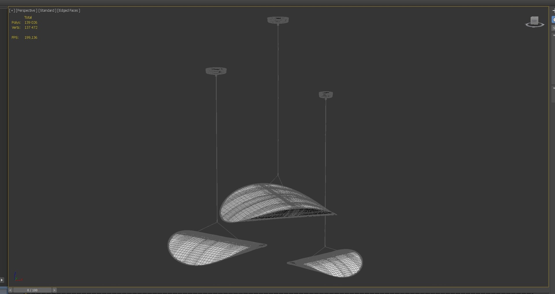 3D Model Tense Pendant Lamp - TurboSquid 1925048