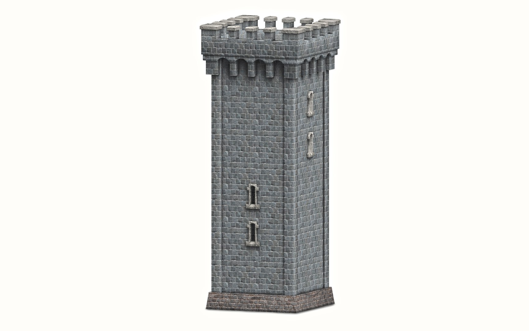 Stone Tower 3D - TurboSquid 1540924