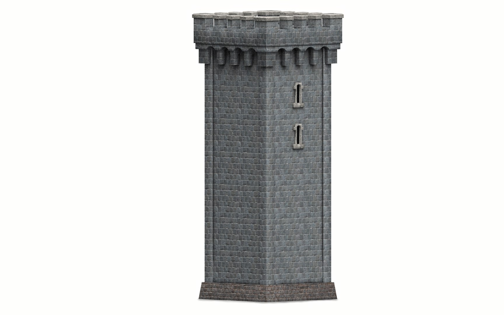 Stone Tower 3D - TurboSquid 1540924