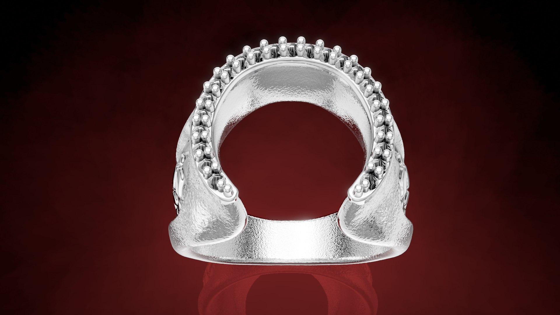 Horse Shoe Textured Ring Model - TurboSquid 2398645