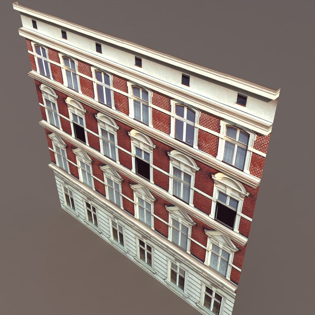 3d building exterior