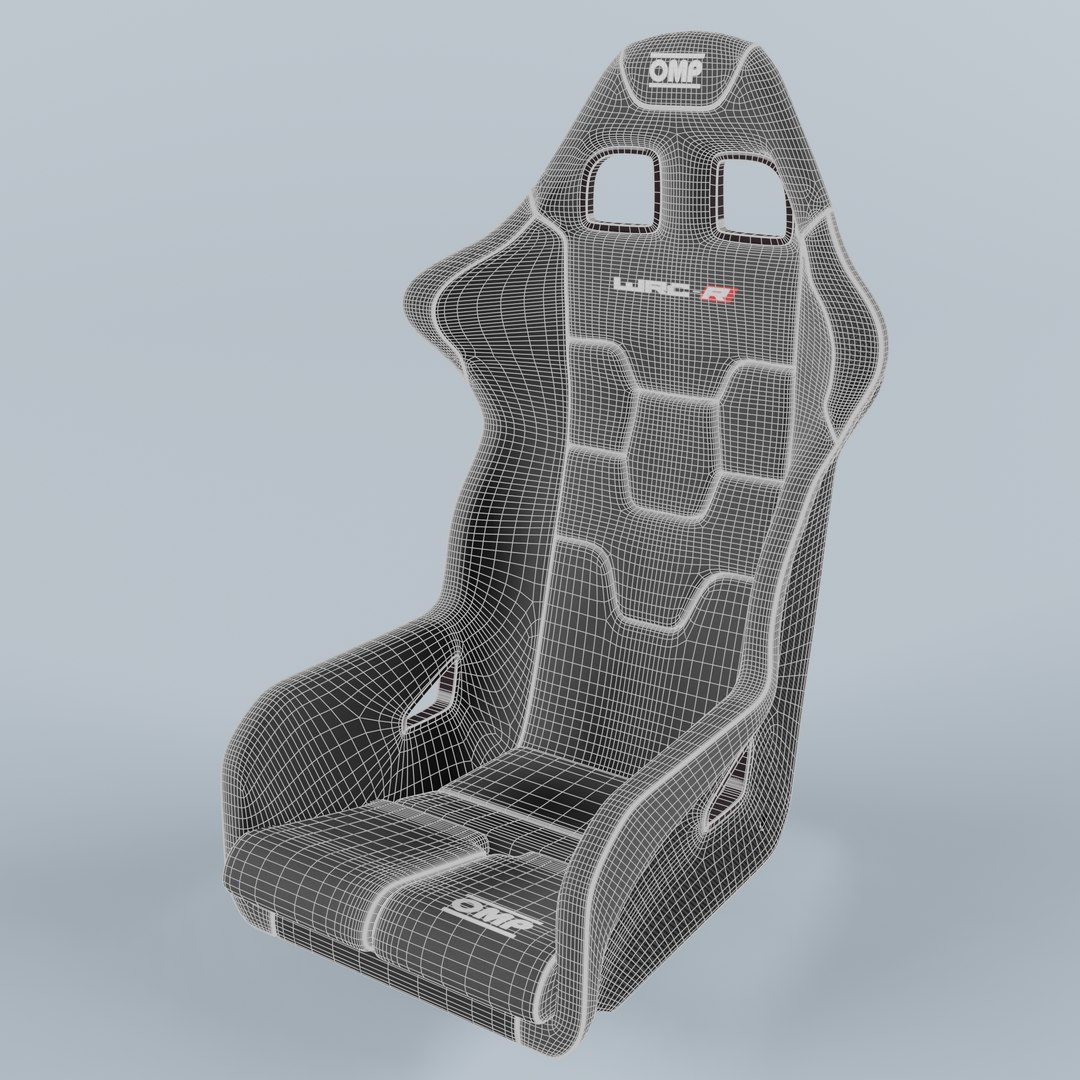 OMP WRC-R Racing Seat Carbon 3D Model - TurboSquid 1793933
