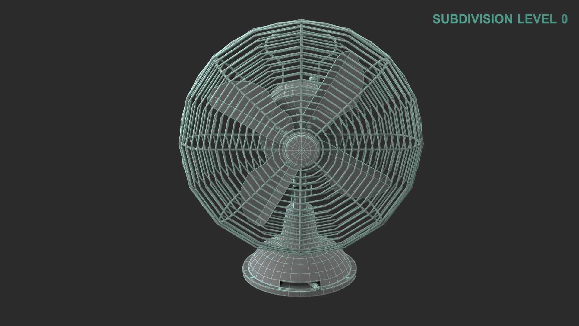 Retro Fan Model - TurboSquid 1969126