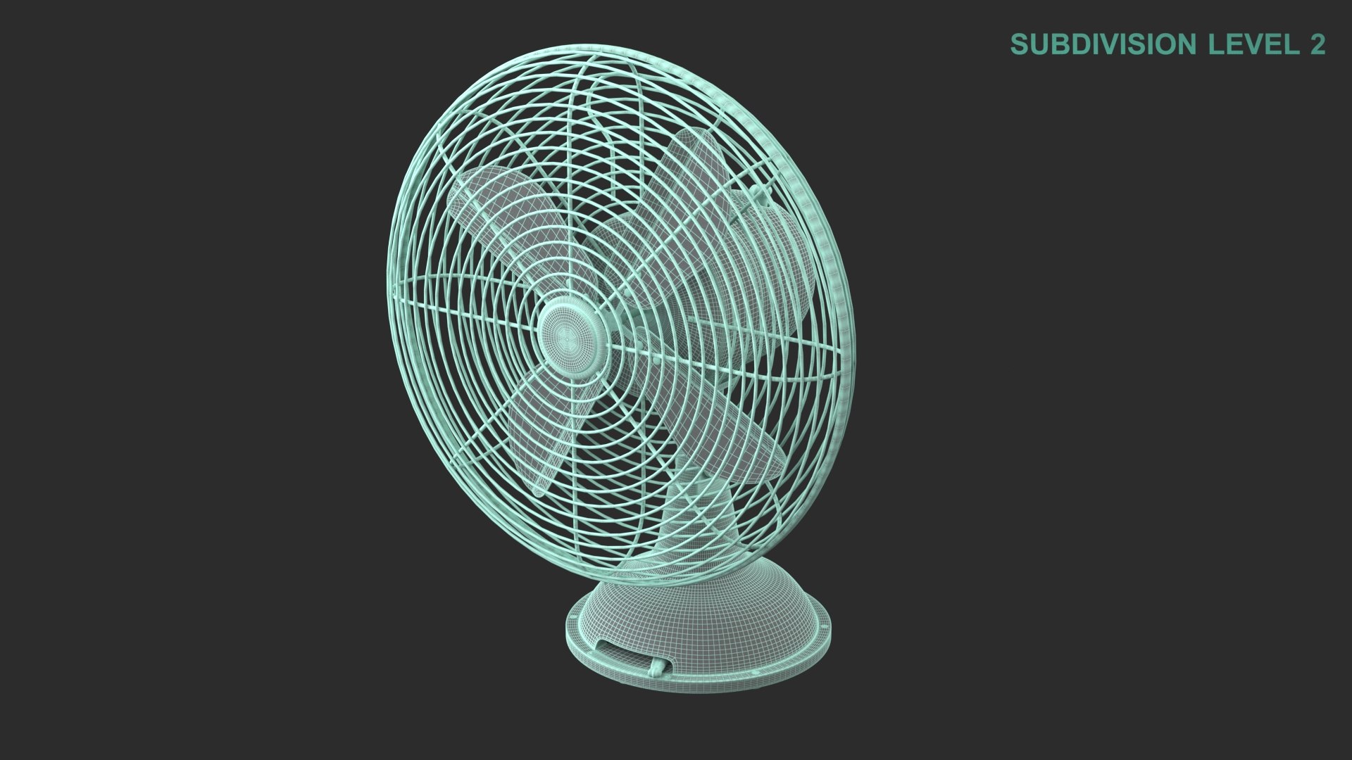 Retro Fan Model - TurboSquid 1969126