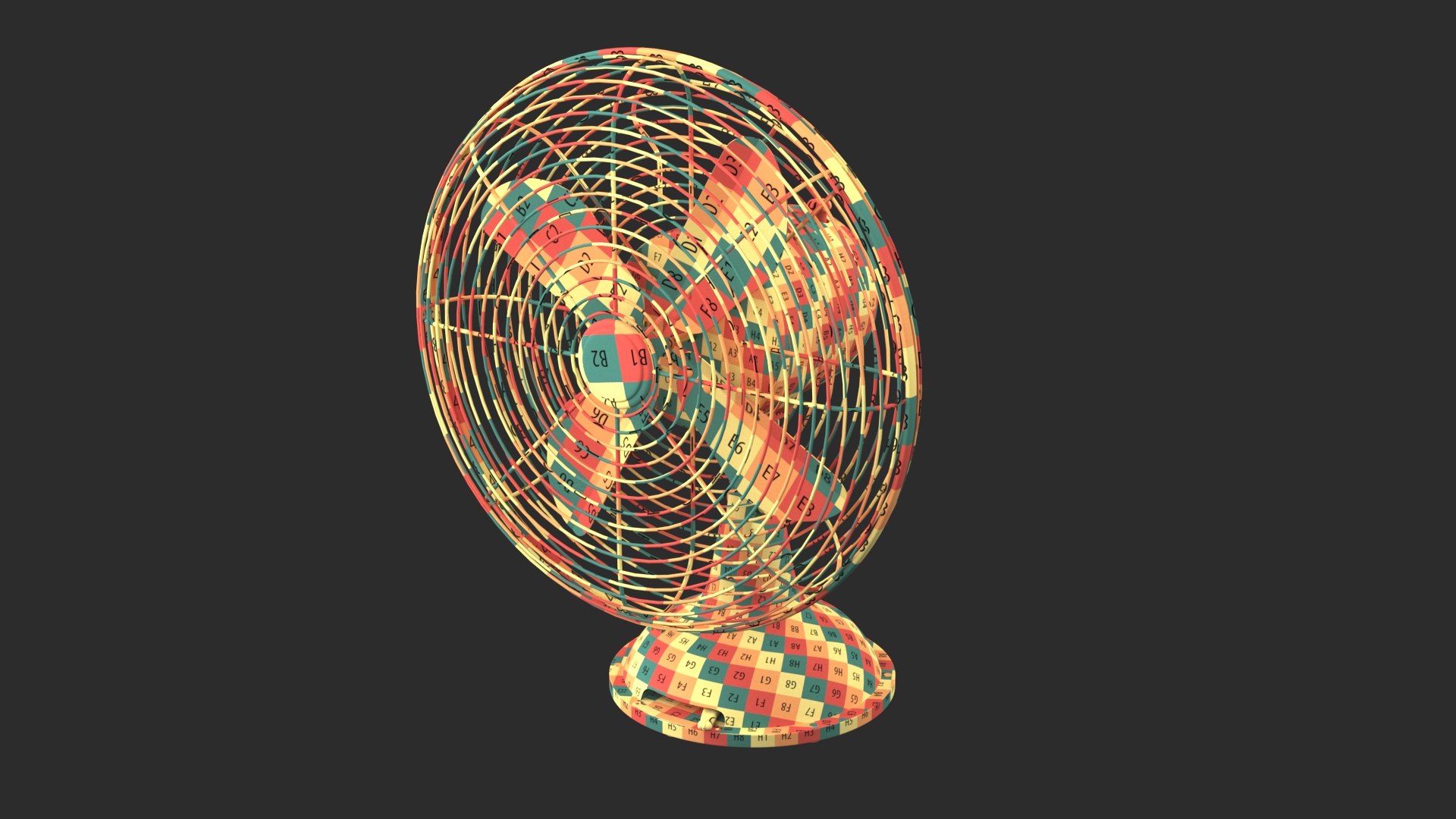 Retro Fan Model - TurboSquid 1969126