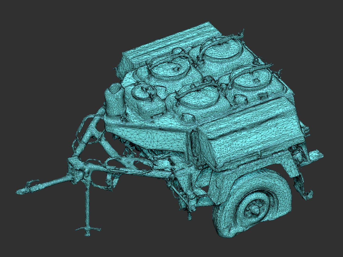 3D Model Field Kitchen - TurboSquid 1806766