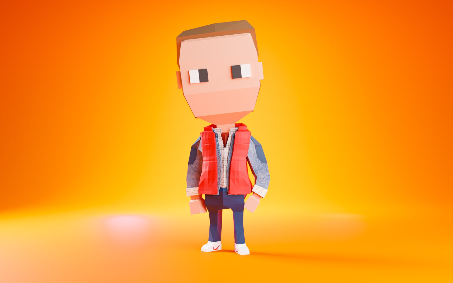 Marty - 3D Low Poly Character Model - TurboSquid 1959390