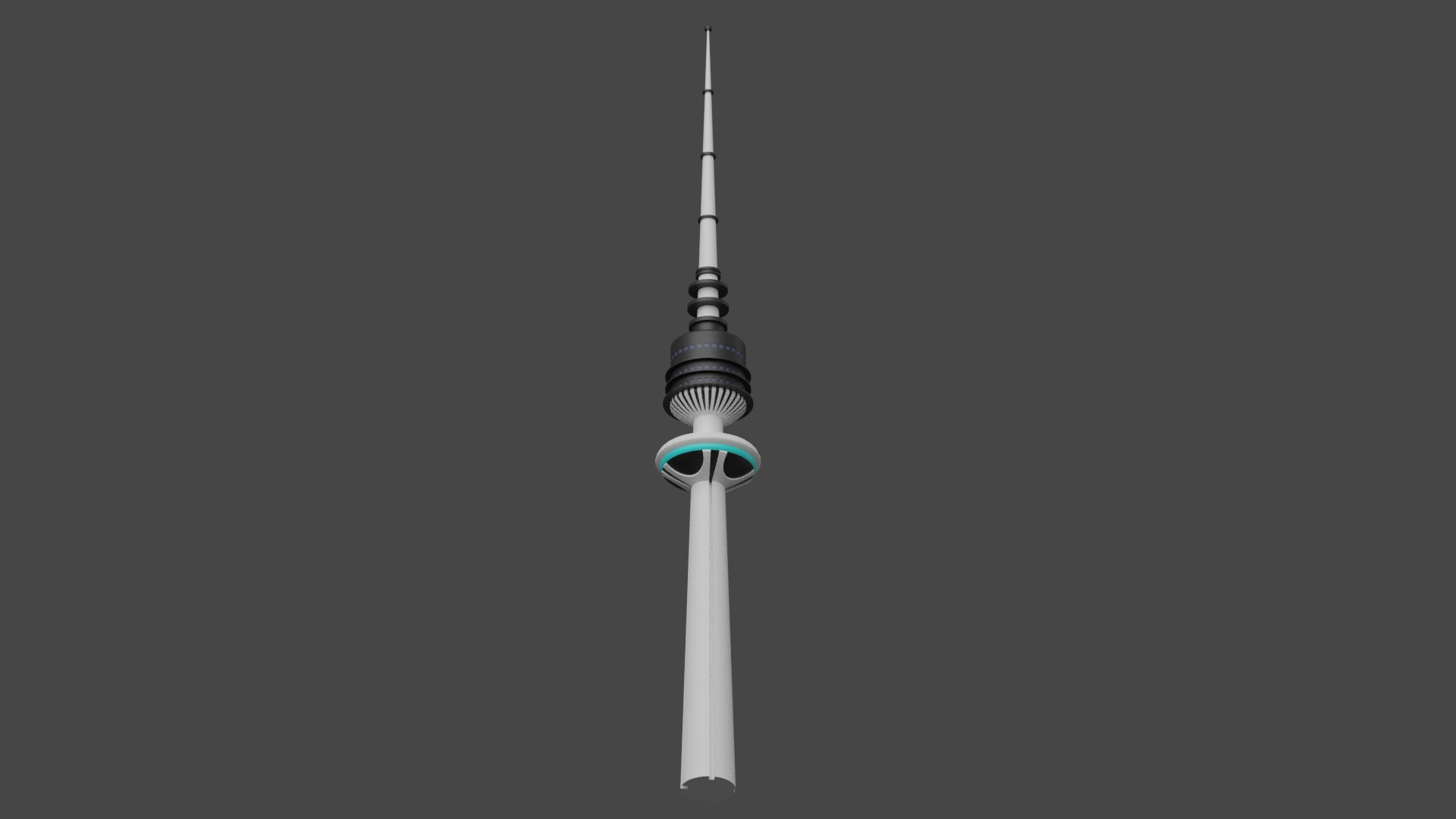 Cartoon Kuwait Liberation Tower Landmark 3D Model - TurboSquid 1797558