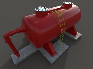 Download 3D Oil Tank STL Models - TurboSquid