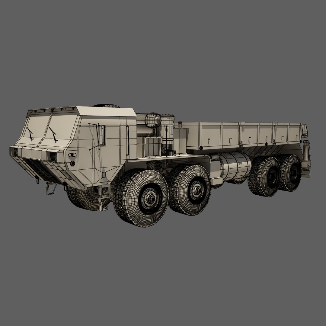 m977 a2 hemtt transport 3d model