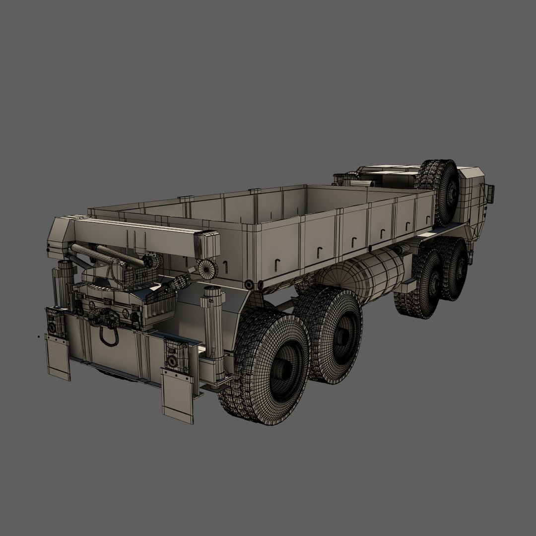 m977 a2 hemtt transport 3d model