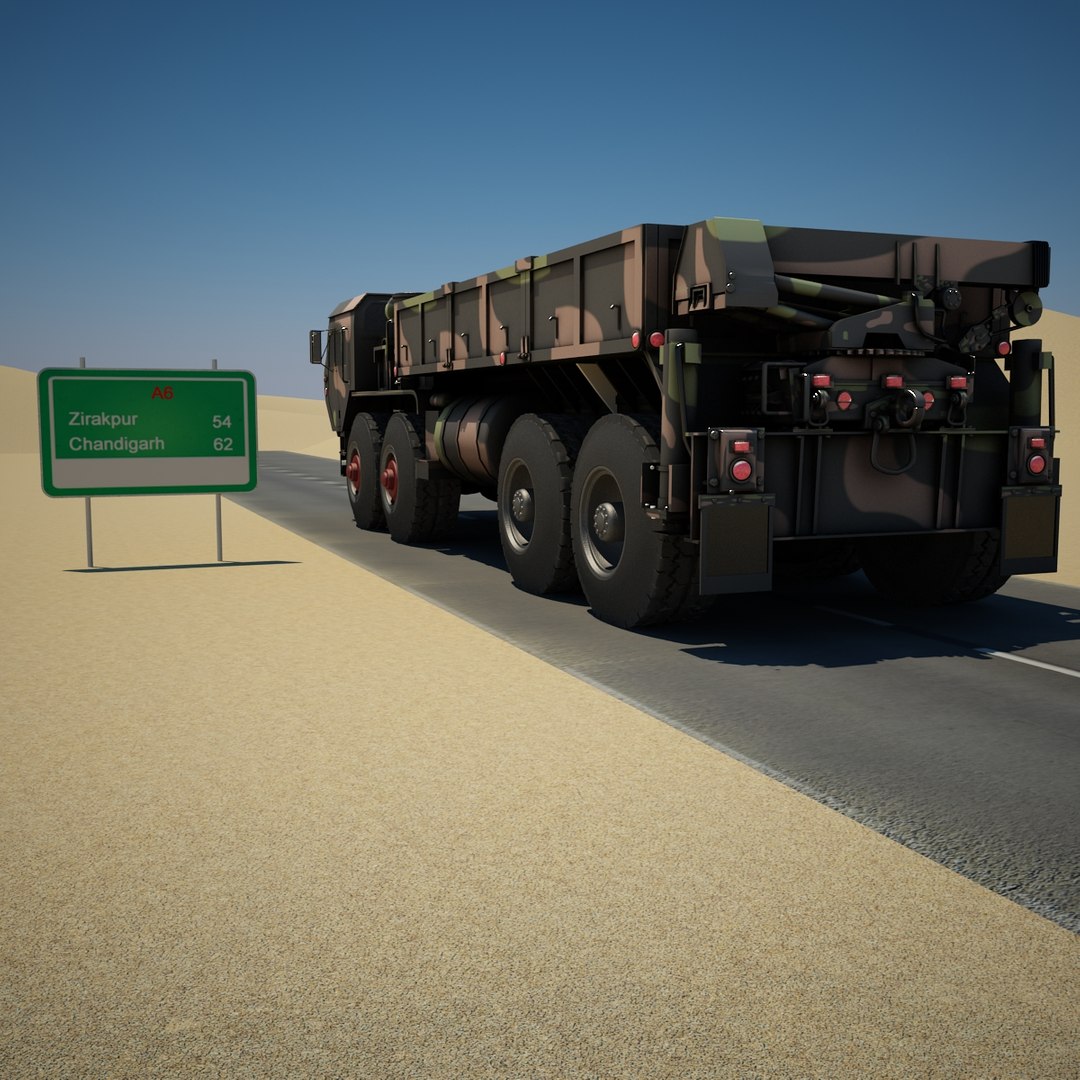 M977 A2 Hemtt Transport 3d Model