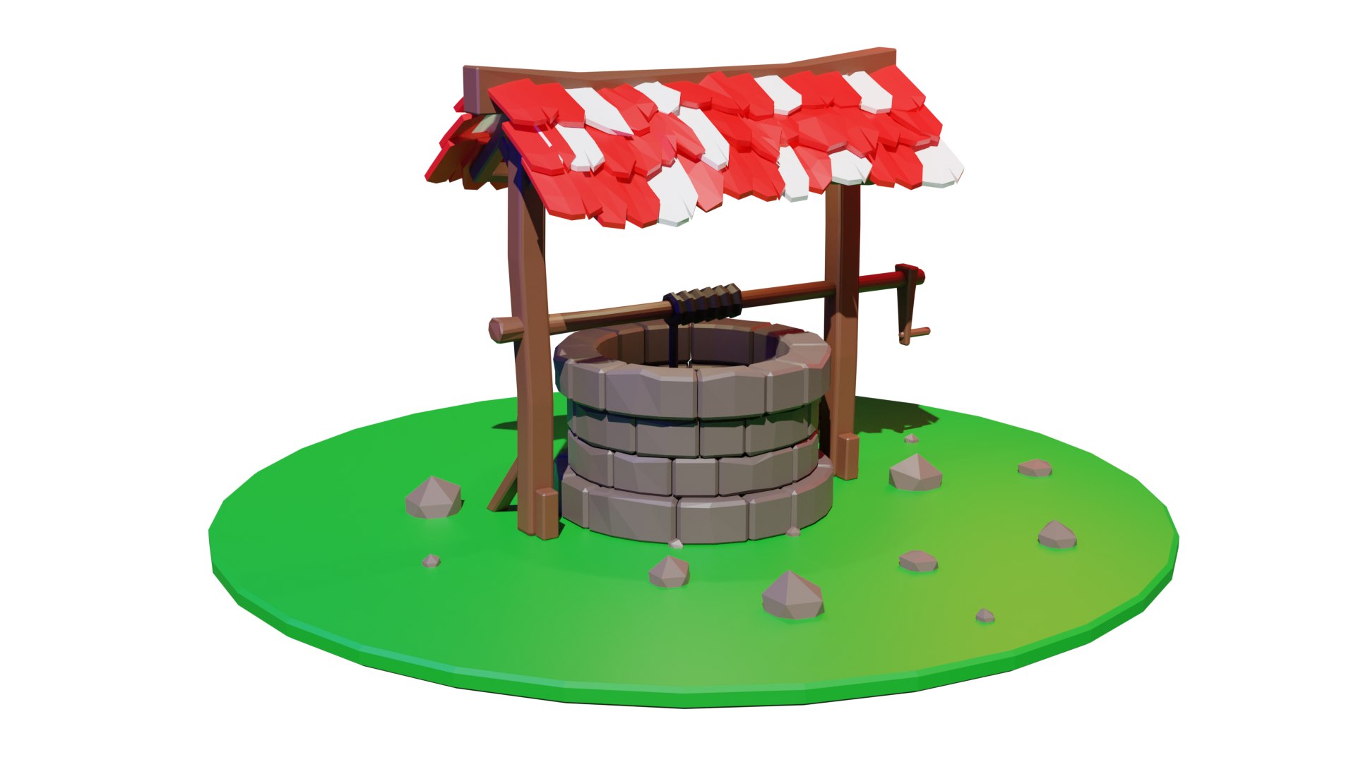 Low Poly Well Model 3D model - TurboSquid 1993648
